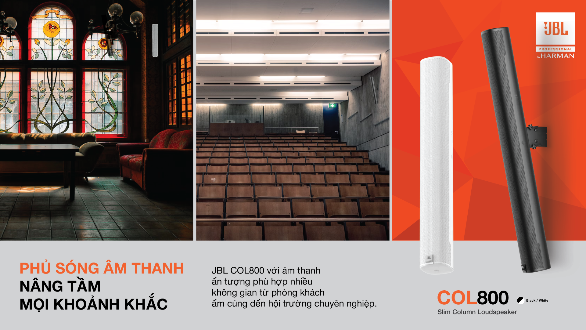 Loa cột treo tường JBL COL800 | Anh Duy Audio
